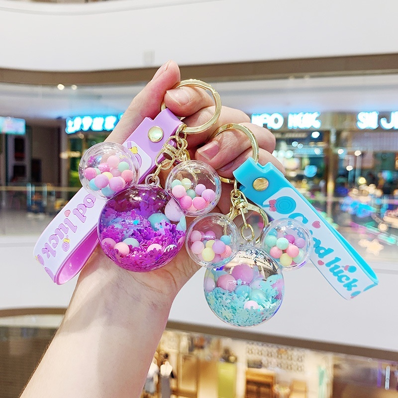 Mickey Pearl bubble keychains