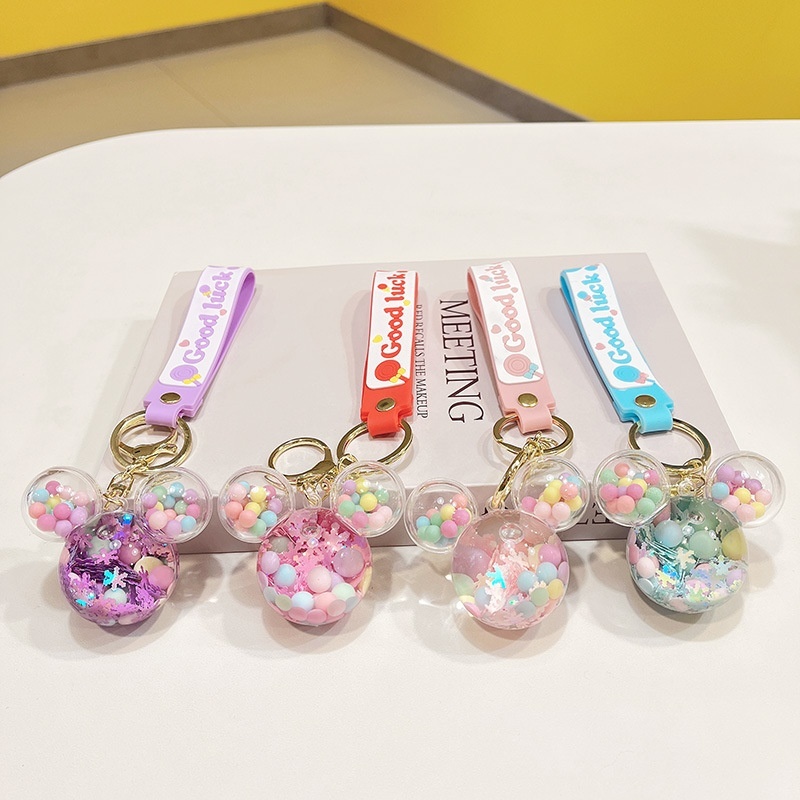 Mickey Pearl bubble keychains