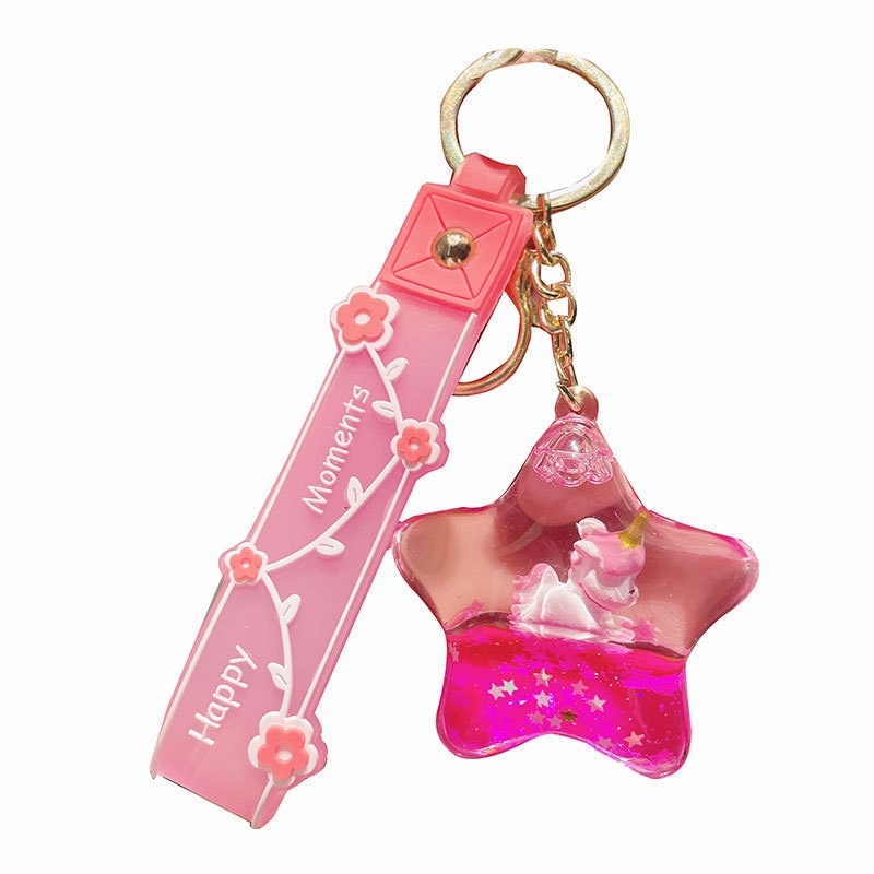 Starry Unicorn bubble keychains