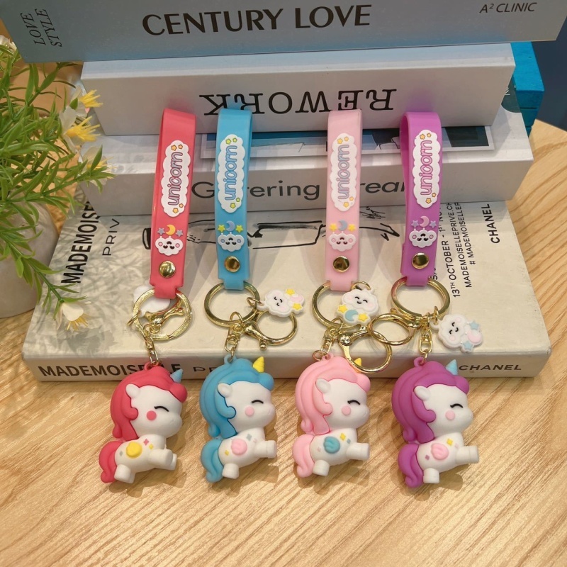 Unicorn Keychain kawaii girls keychain cartoon