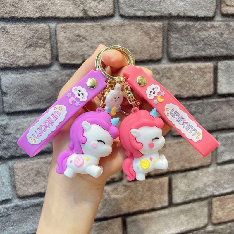 Unicorn Keychain kawaii girls keychain cartoon